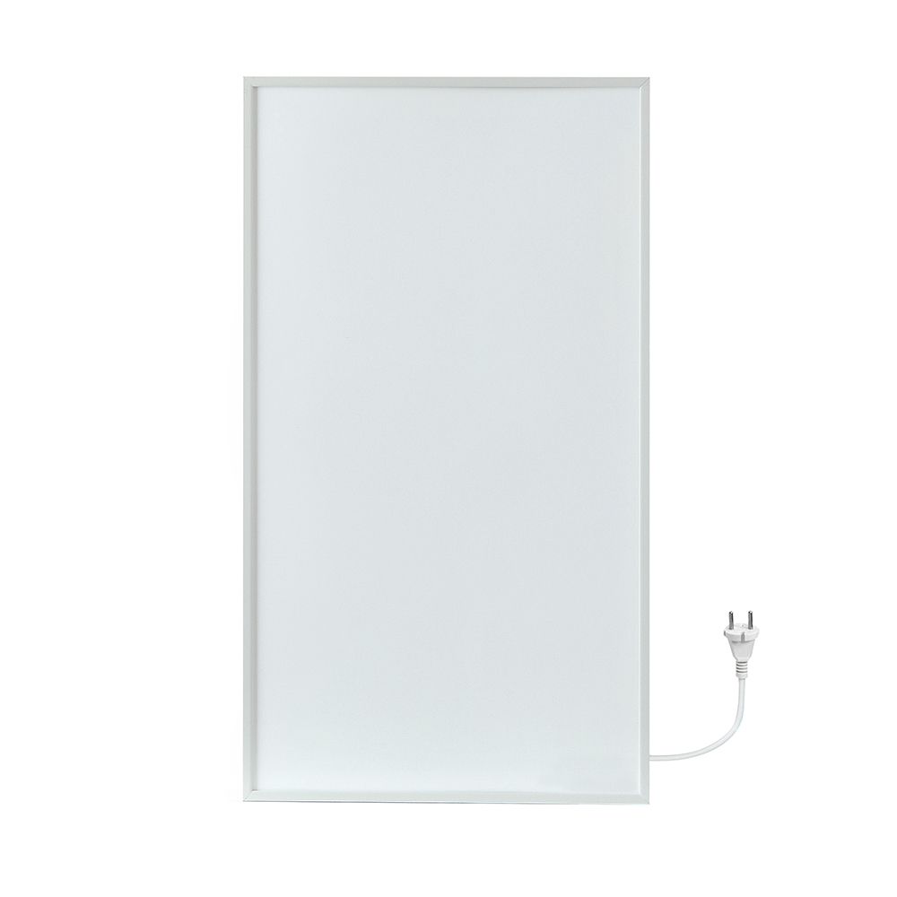 Smart-Infrarotheizung 505mm x 905mm mit Rahmen & EU-Stecker – Weiß - Teplo
